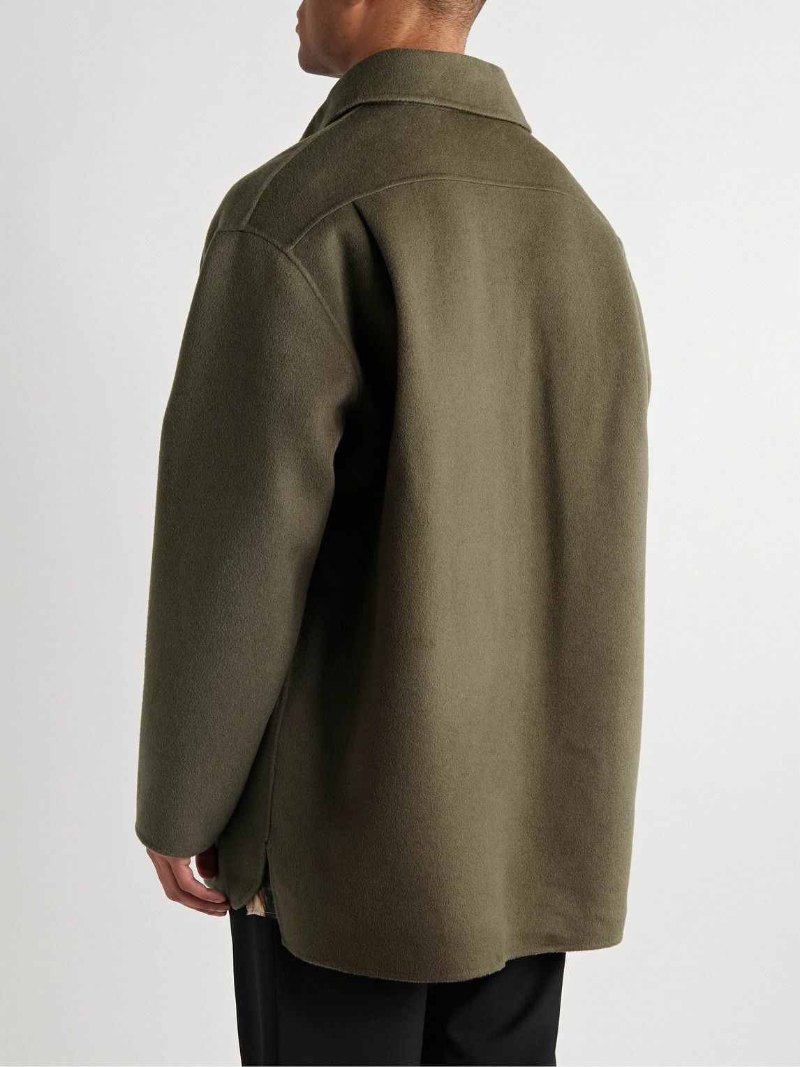 Acne Studios - Domen Double-Faced Wool Jacket - Green Acne Studios