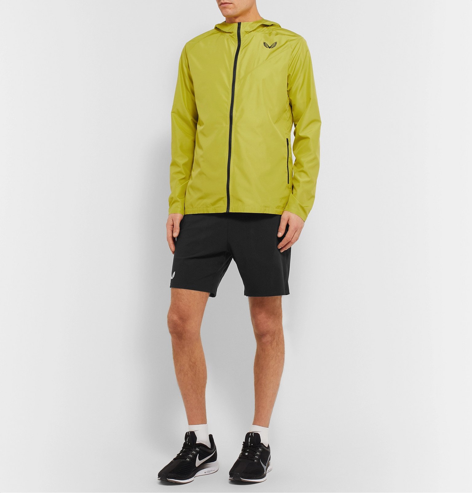 CASTORE - Francis Shell Hooded Jacket - Yellow CASTORE