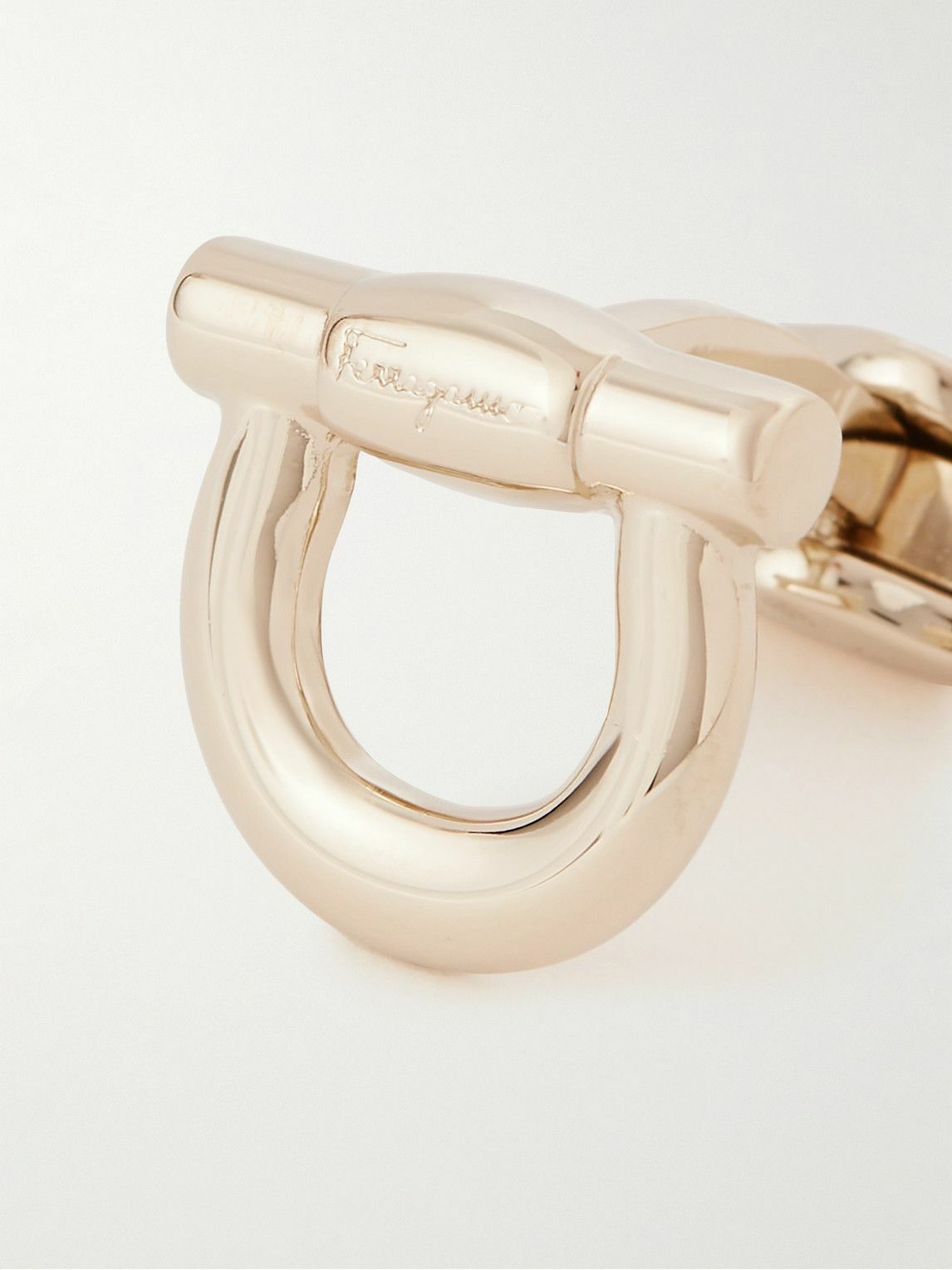 Salvatore Ferragamo - Gancio Gold-Tone Cufflinks Salvatore Ferragamo