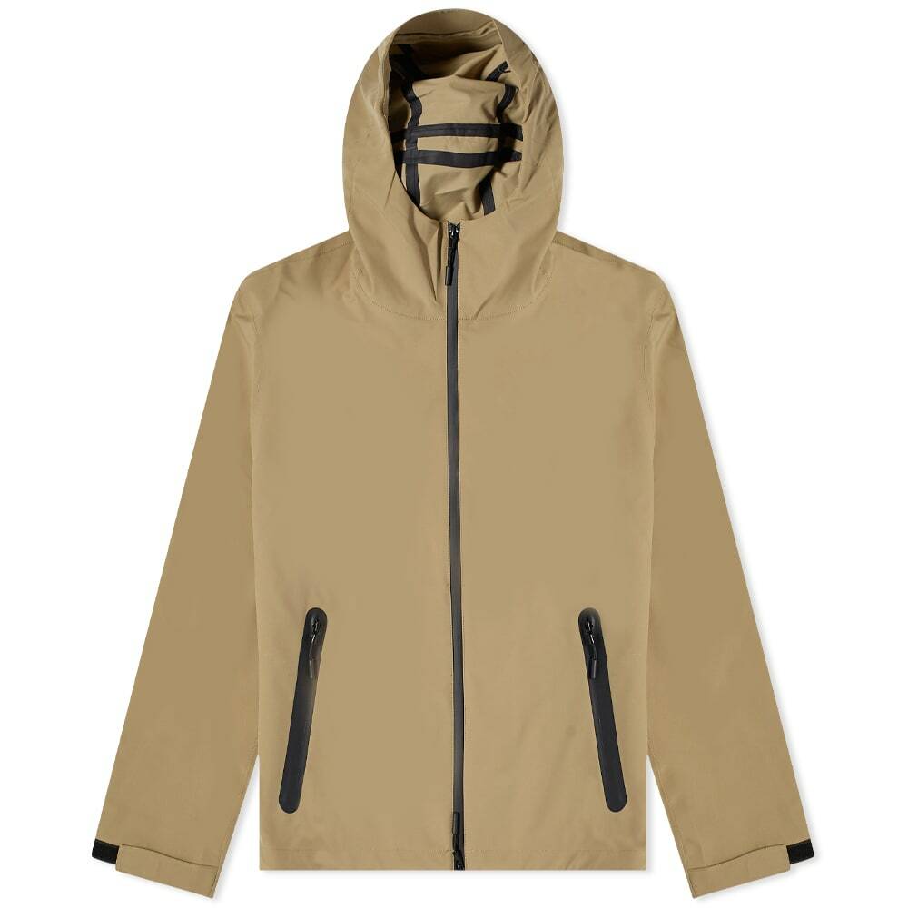 MKI Men's Shell Hooded Jacket in Khaki MKI Miyuki-Zoku