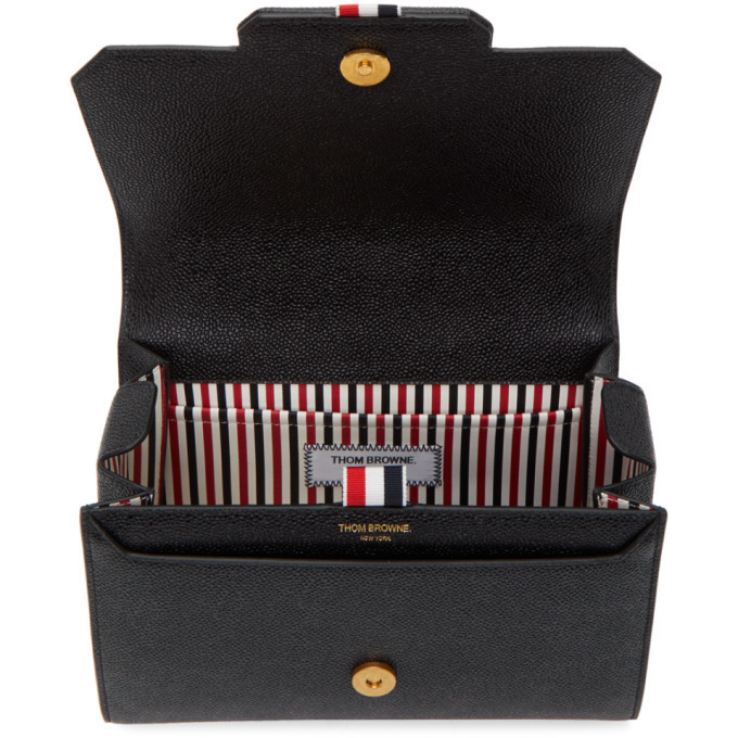 Thom Browne Black Leather Box Bag Thom Browne