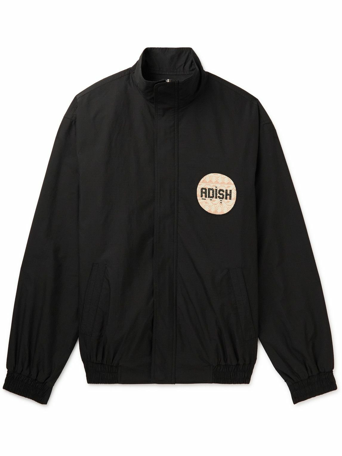 Adish - Logo-Appliquéd Cotton-Ripstop Jacket - Black ADISH