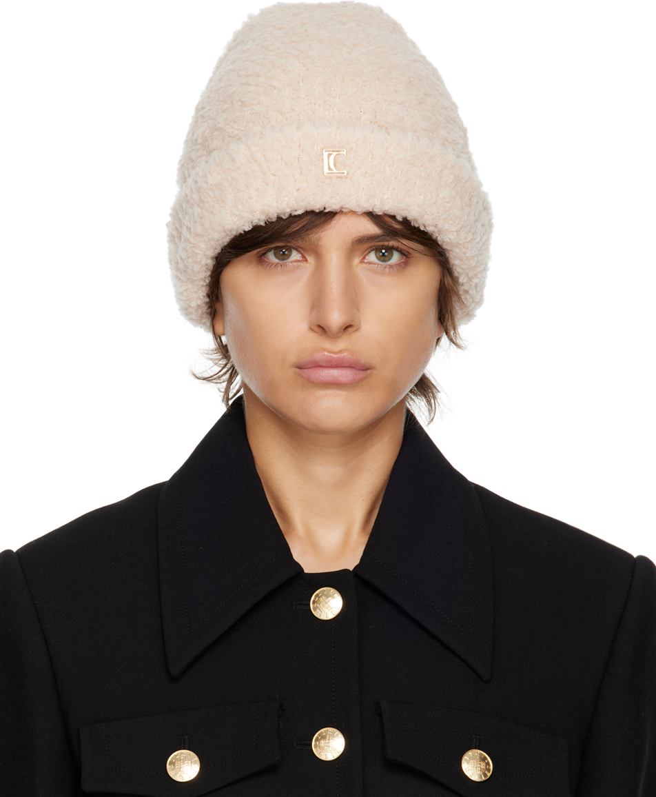 LOW CLASSIC Off-White Fluffy Beanie Low Classic