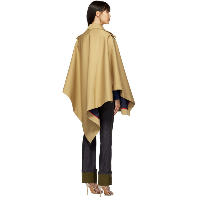 Valentino Beige Cape Coat Valentino