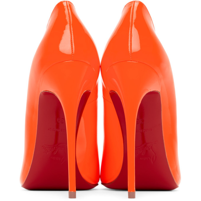 Christian Louboutin Orange So Kate 120 Heels Christian Louboutin