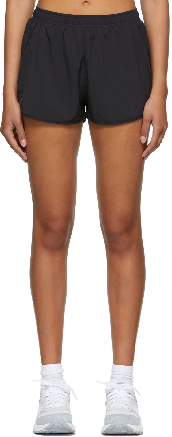 Alo Black Stride Running Shorts Aloye