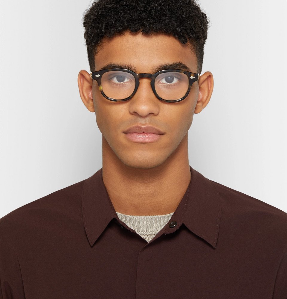 Moscot - Lemtosh Round-Frame Tortoiseshell Acetate and Gold-Tone ...