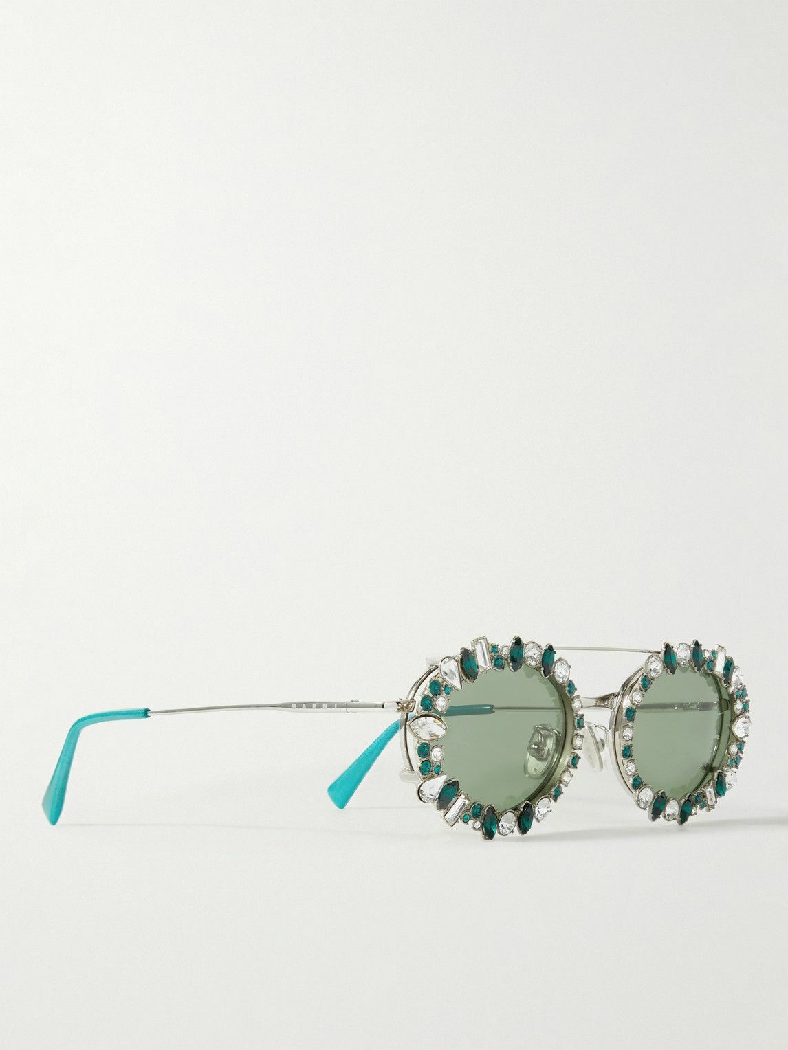 Retrosuperfuture - Marni Waitomo Caves Convertible Round-Frame Silver ...