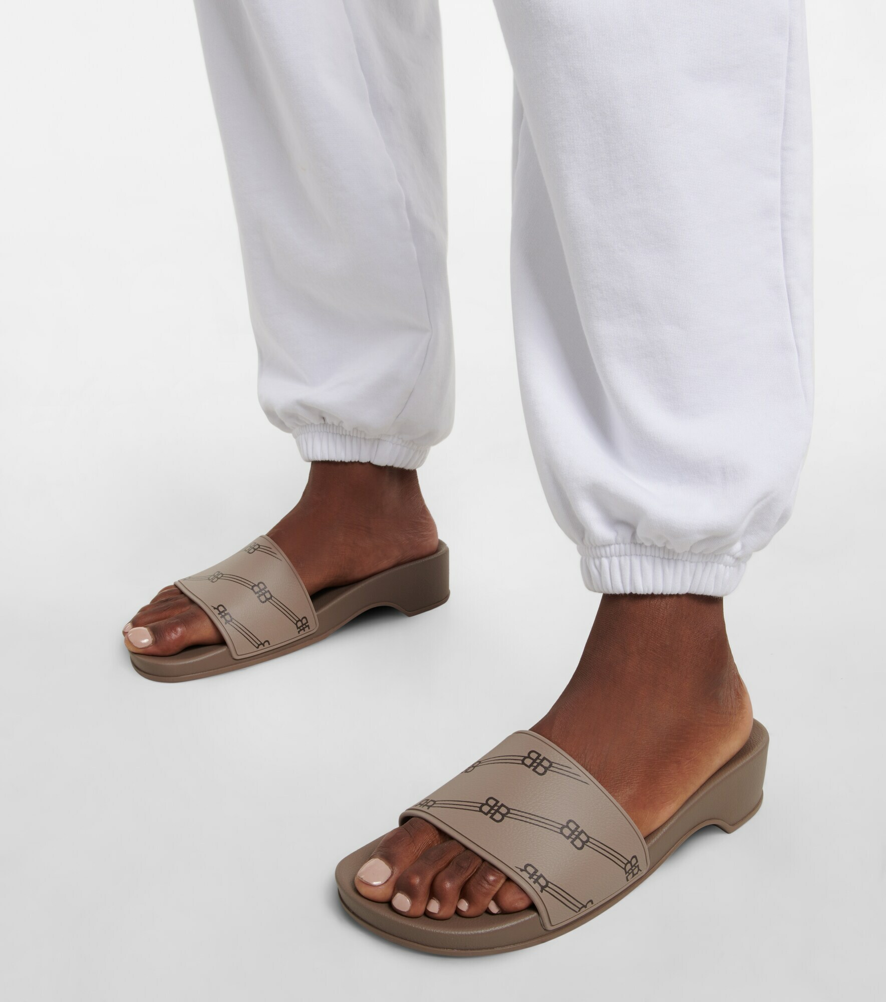 Balenciaga - BB rubber slides Balenciaga