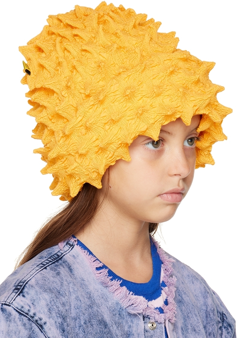 M’A Kids Kids Yellow Spike Beanie