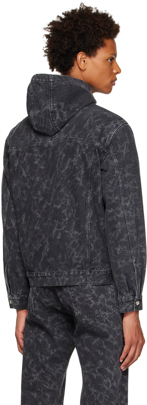 Aries Black Death Metal Denim Jacket ARIES