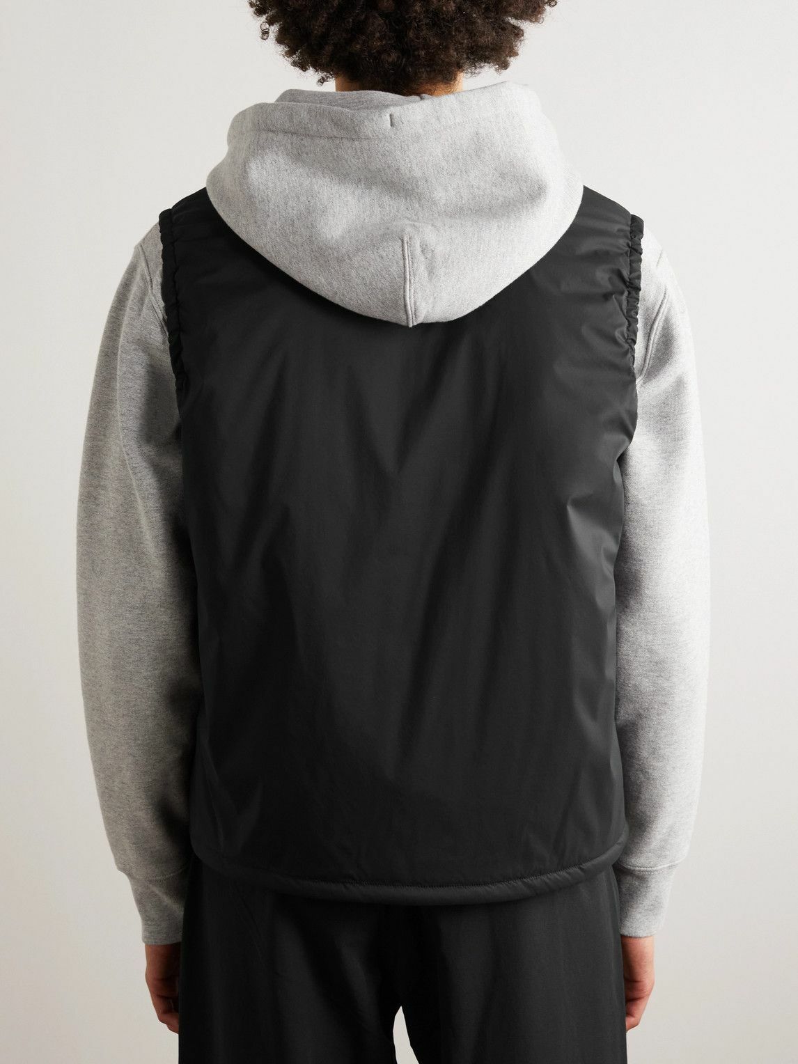 Danton - Logo-Appliquéd Padded Shell Gilet - Black Danton