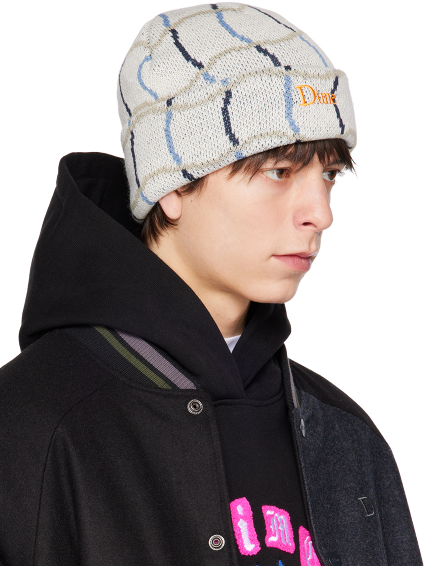 Dime Gray Wave Beanie Dime