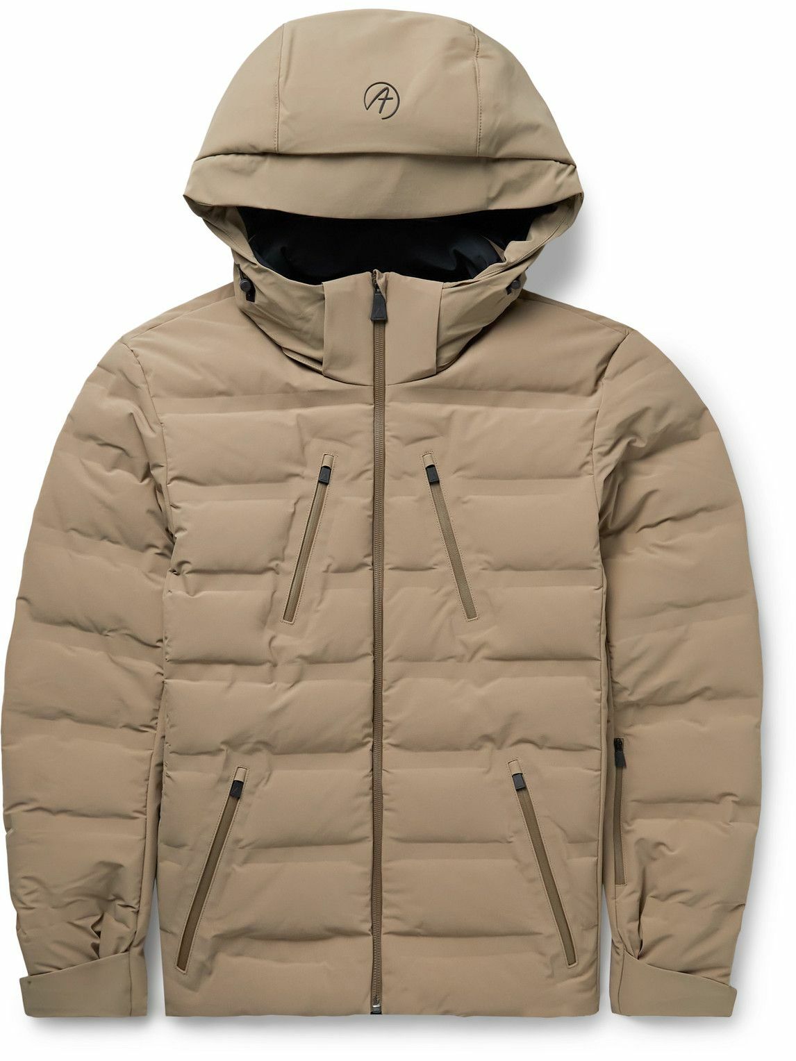 Aztech Mountain - Nuke Suit Quilted Hooded Down Ski Jacket - Neutrals ...