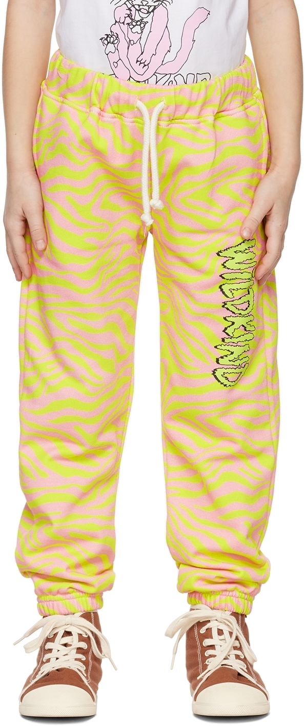 Wildkind Kids Yellow & Pink Geoff Lounge Pants