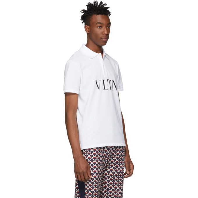 Valentino White VLTN Polo Valentino