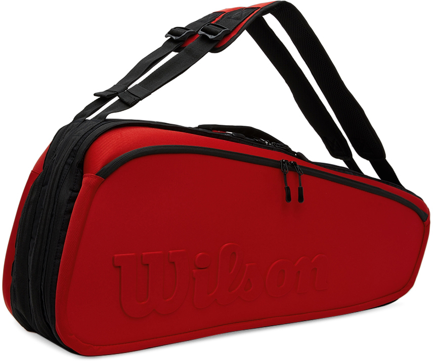 Wilson Red Clash V2 Super Tour 9-Pack Tennis Racket Bag Wilson