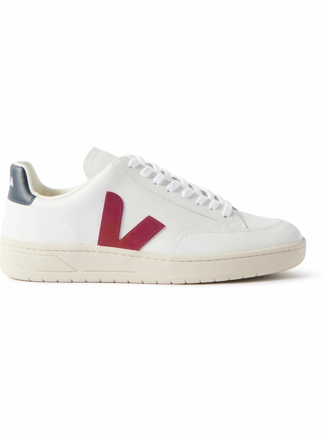 Veja - V-12 Leather Sneakers - White VEJA