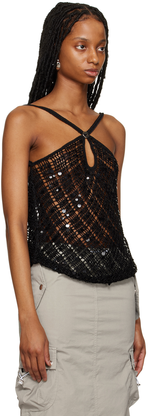 Coperni Black Sequin Top Coperni
