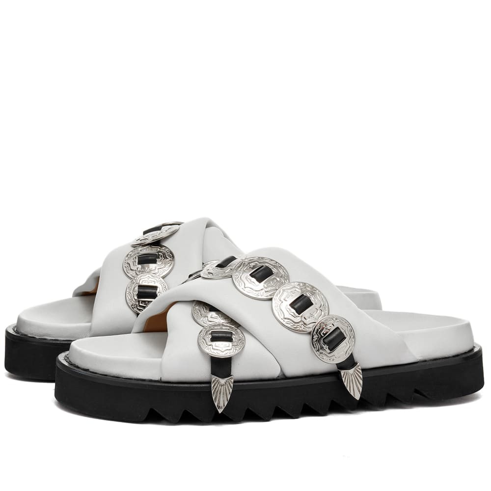 Toga Pulla Padded Buckle Slider Sandal Toga Pulla