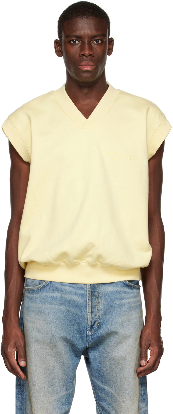 Essentials Yellow V-Neck Vest Essentials