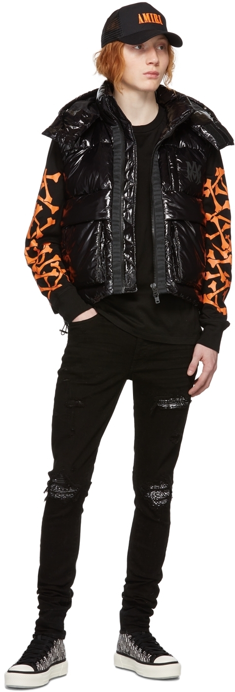 AMIRI Black Down Vest Amiri
