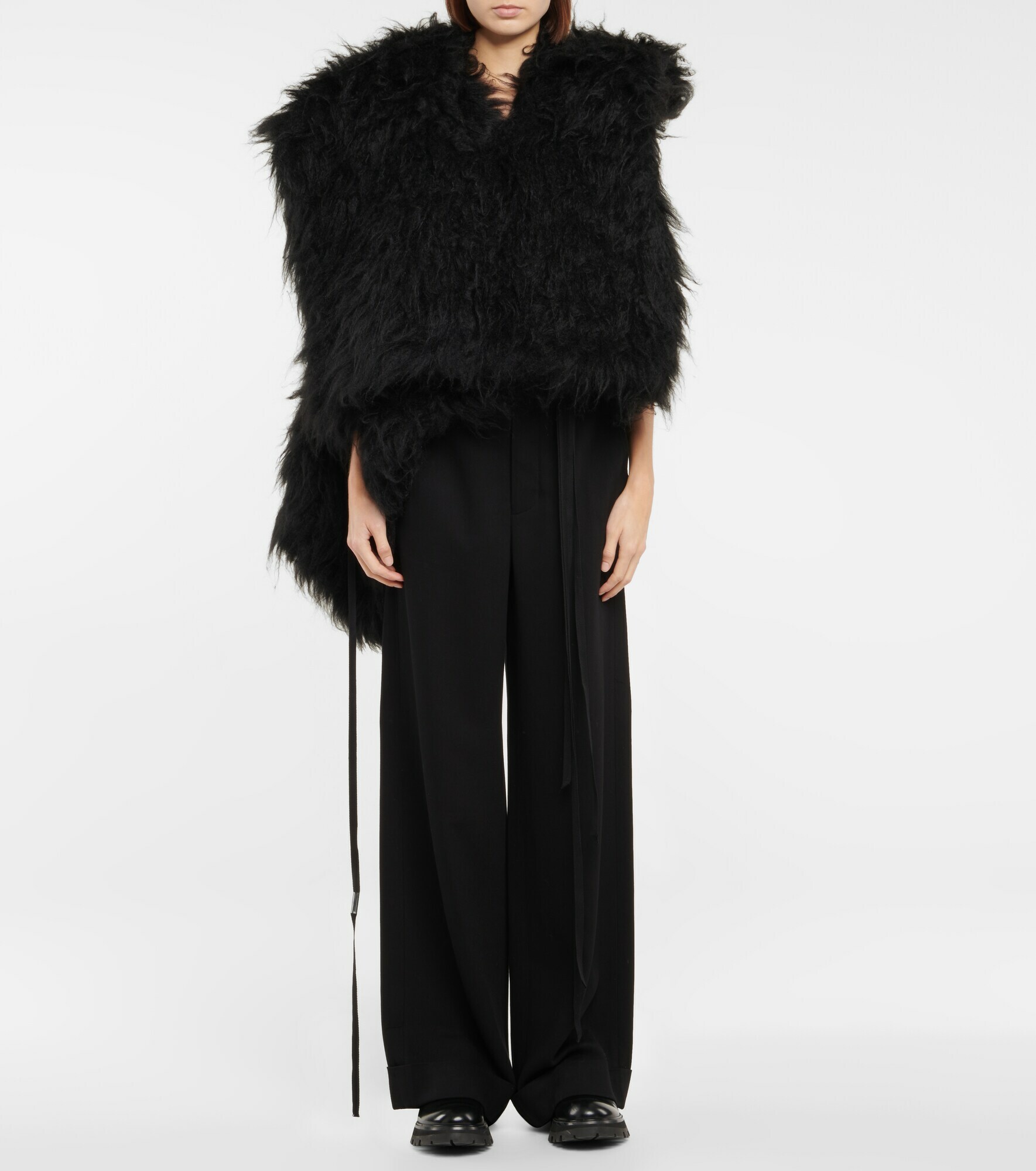 Ann Demeulemeester - Norine faux fur minidress Ann Demeulemeester