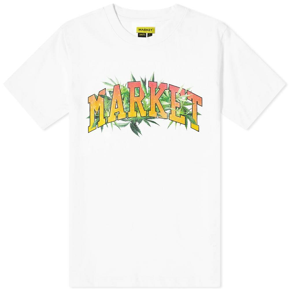 MARKET Men's Arc Herbal Tie Dye T-Shirt in White MARKET
