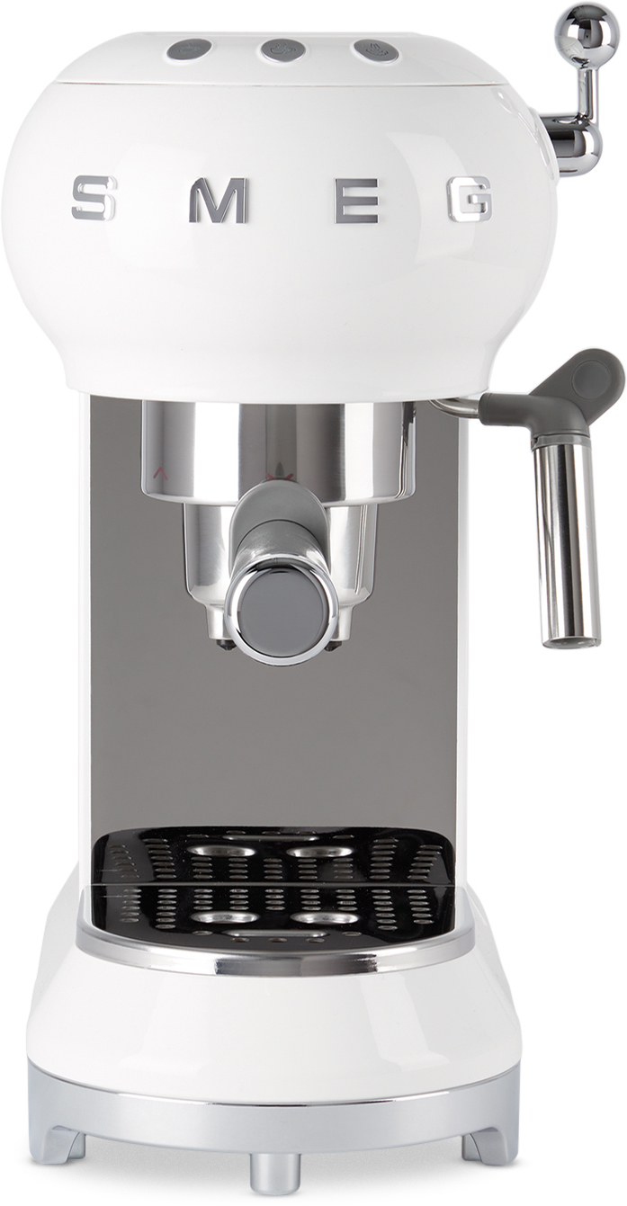 SMEG White Espresso Coffee Machine SMEG