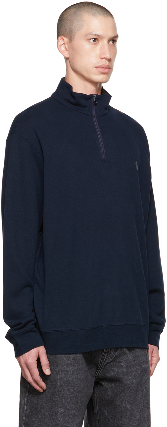 Polo Ralph Lauren Navy Quarter Zip Sweater Polo Ralph Lauren