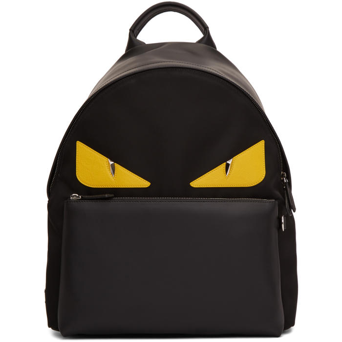 Fendi Black Bag Bugs Backpack Fendi