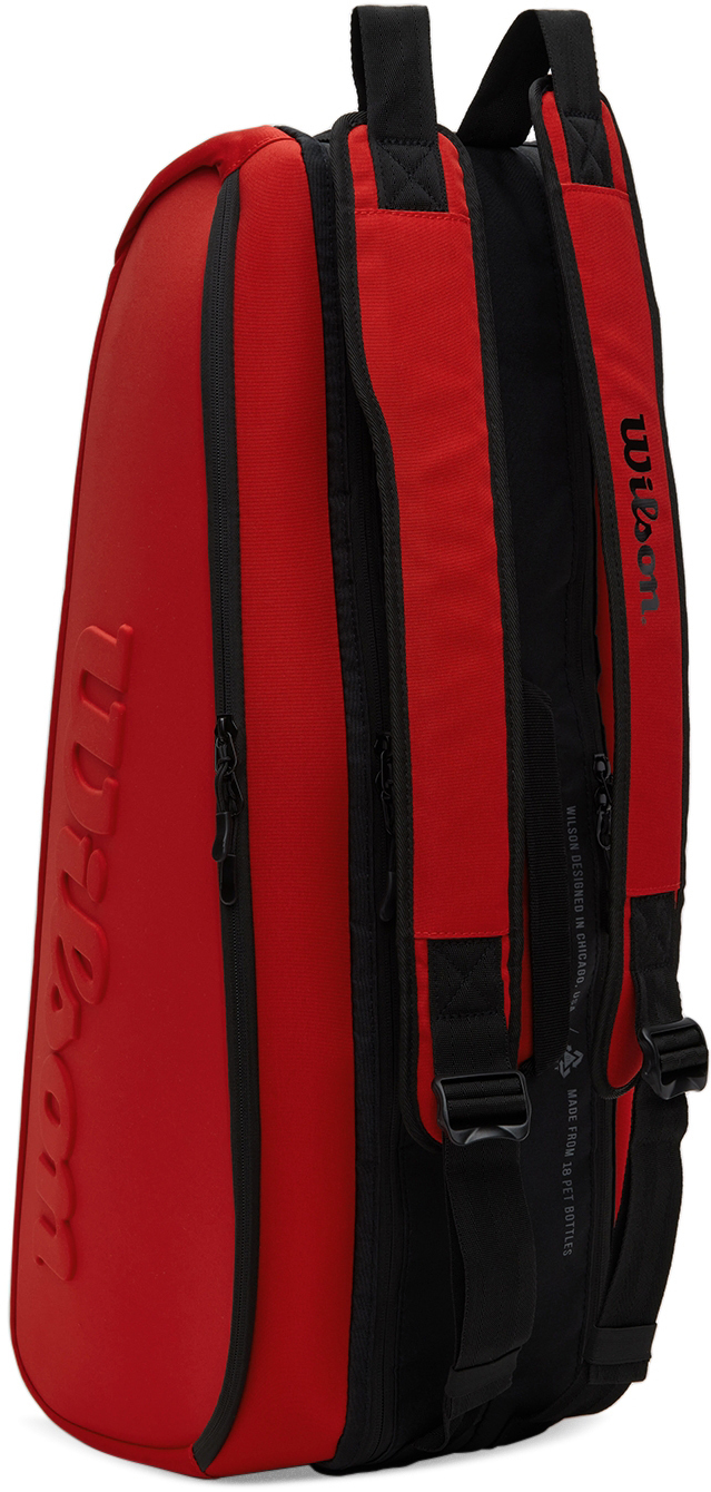 Wilson Red Clash V2 Super Tour 9-Pack Tennis Racket Bag Wilson