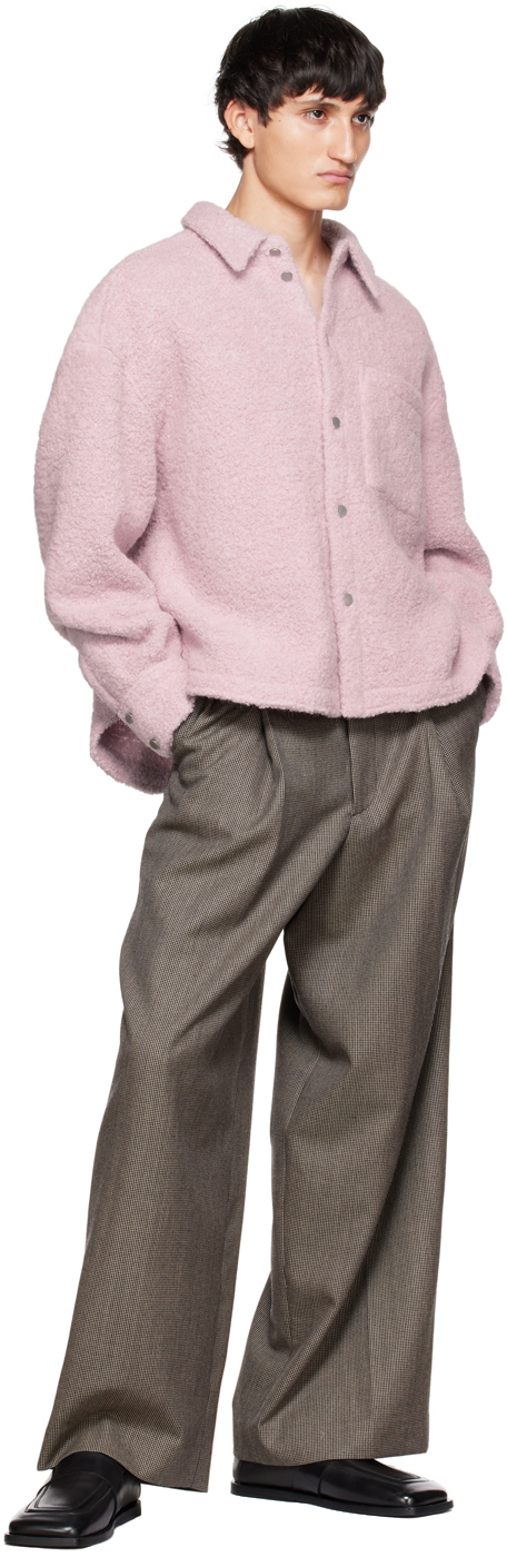 GAUCHERE Purple Dropped Shoulders Jacket GAUCHERE