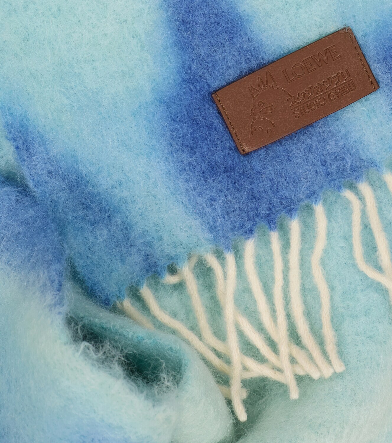 Loewe - x Howl's Moving Castle Calcifer wool and mohair scarf Loewe