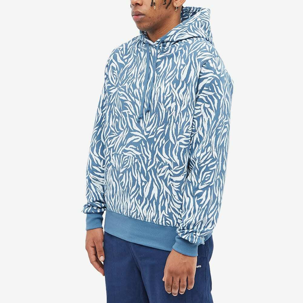 CLOT Tiger Stripe Popover Hoody in Navy CLOT