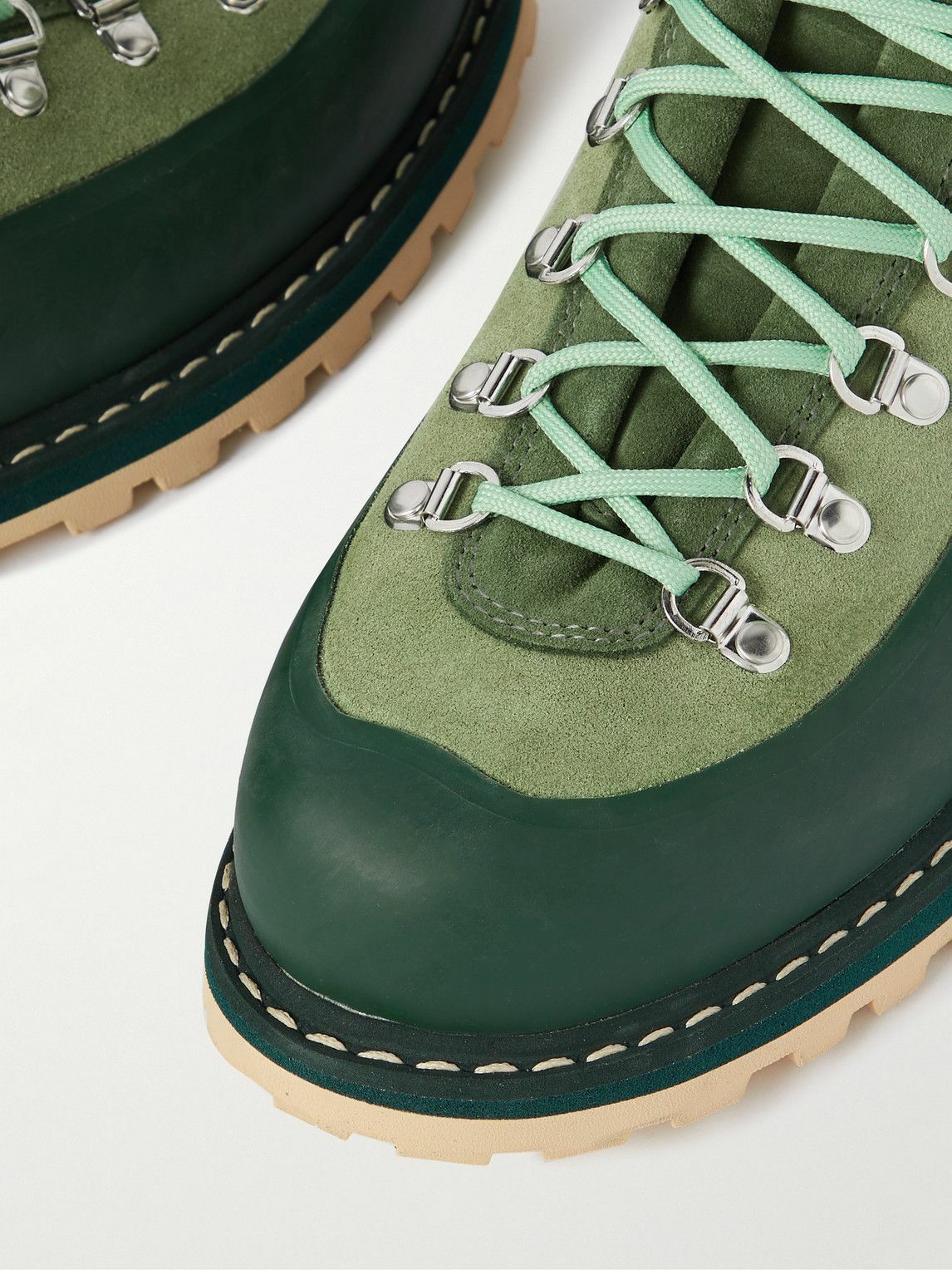Diemme - Roccia Vet Suede and Rubber Hiking Boots - Green Diemme