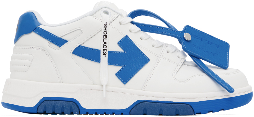Off-White White & Blue Out Of Office Sneakers Off-White