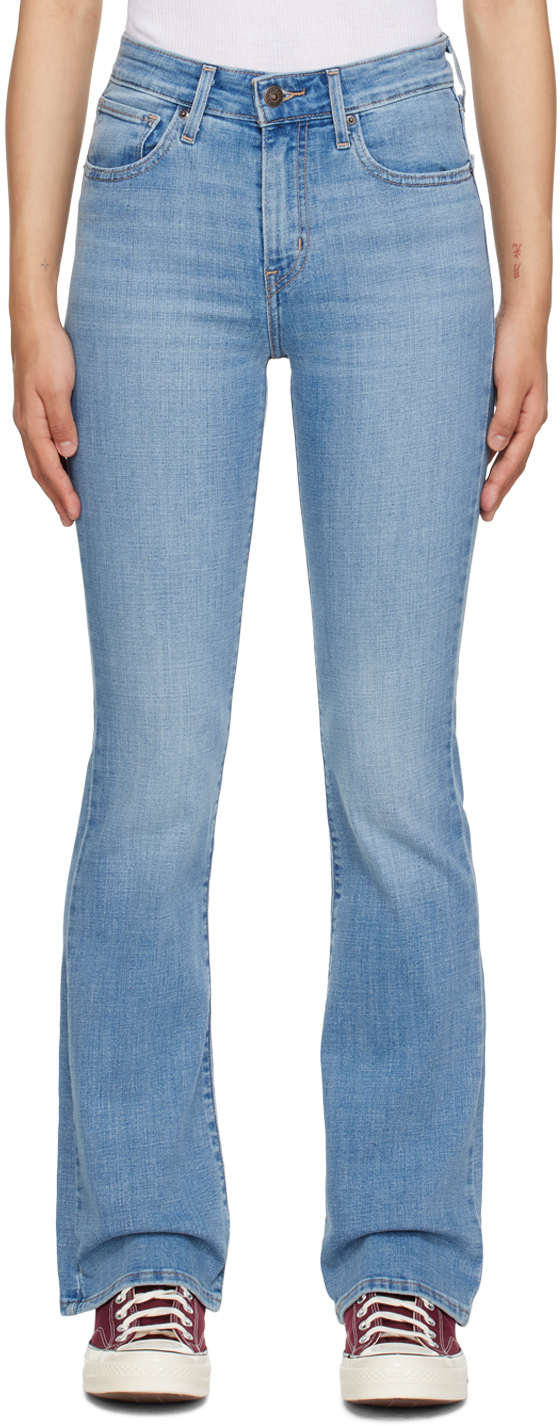 Levi's Blue 725 High-Rise Bootcut Jeans Levi's Red