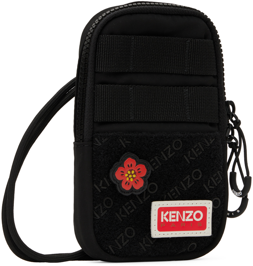Kenzo Black Kenzo Paris Jungle Phone Pouch Kenzo