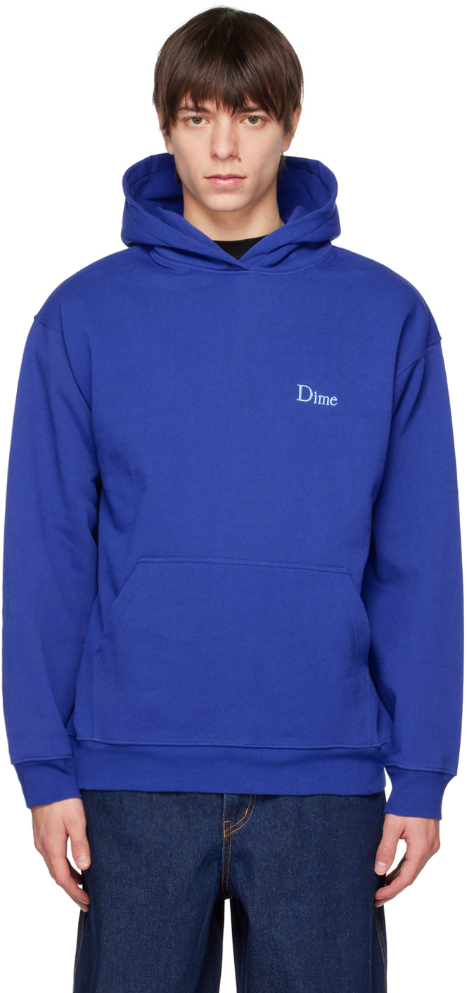 Dime Blue Classic Hoodie Dime