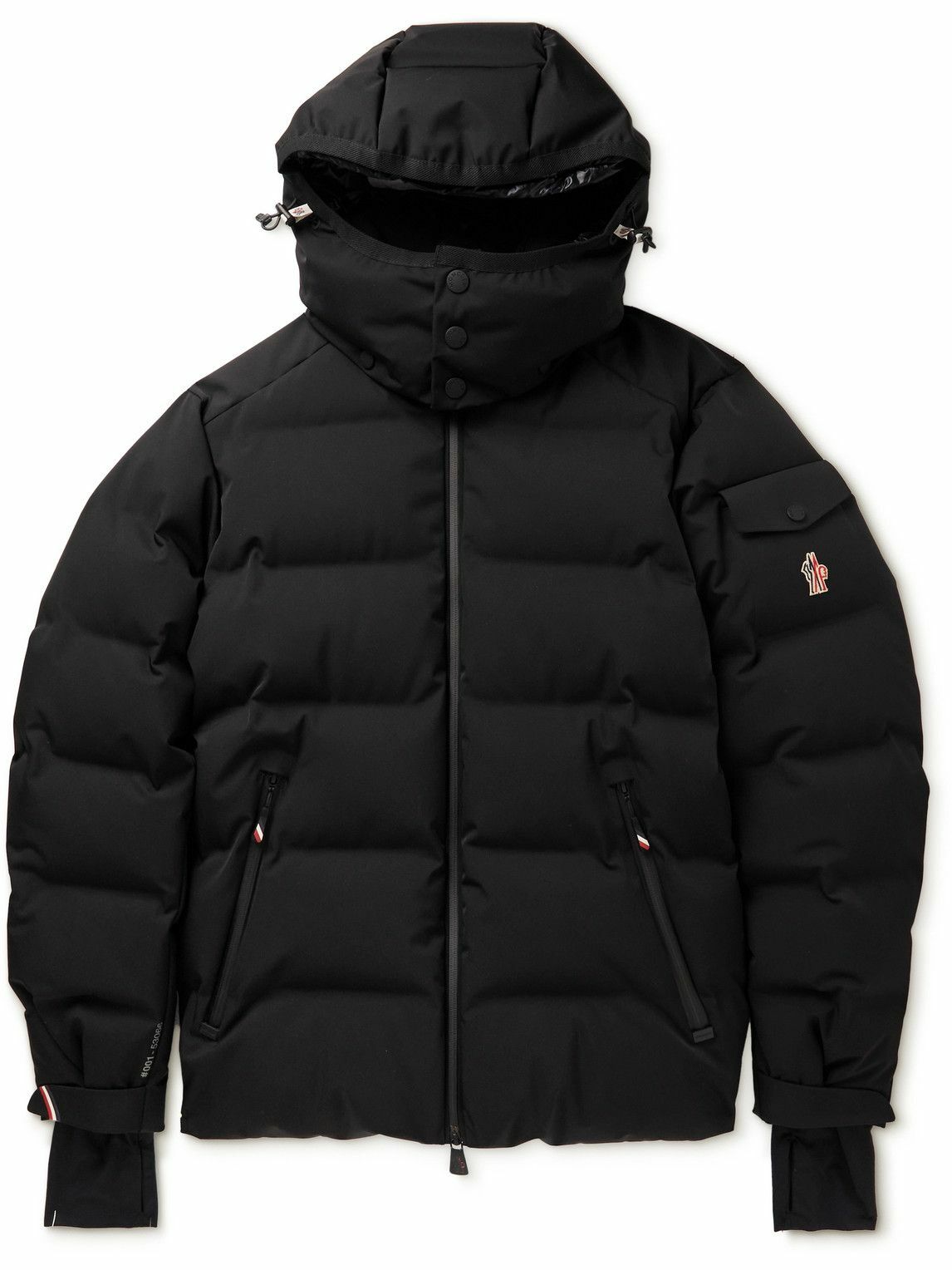 Moncler Grenoble - Montgetech Quilted Hooded Down Ski Jacket - Black ...