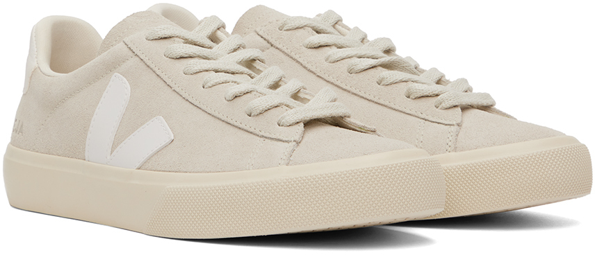 VEJA Gray & White Campo Sneakers VEJA
