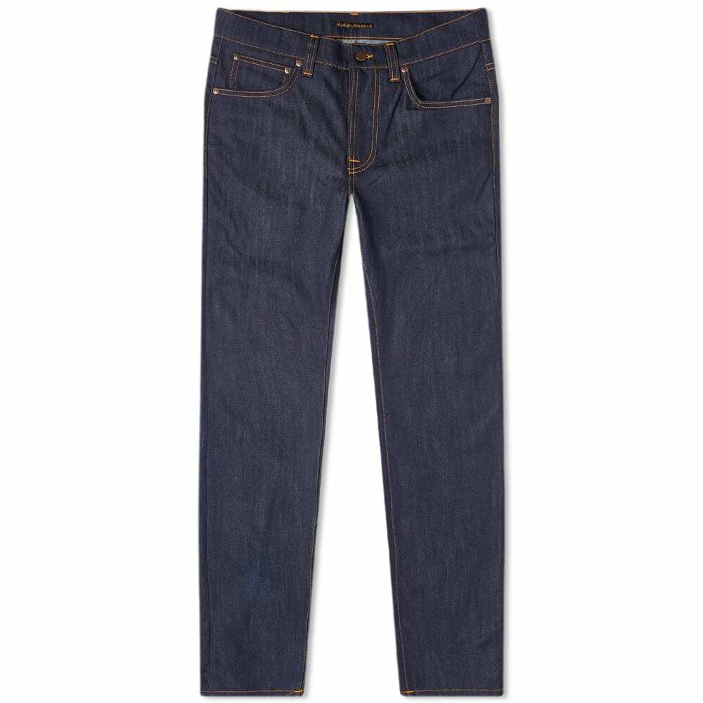 Nudie Jeans Co Men's Nudie Lean Dean Jean in Dry Ecru Embo Nudie Jeans Co
