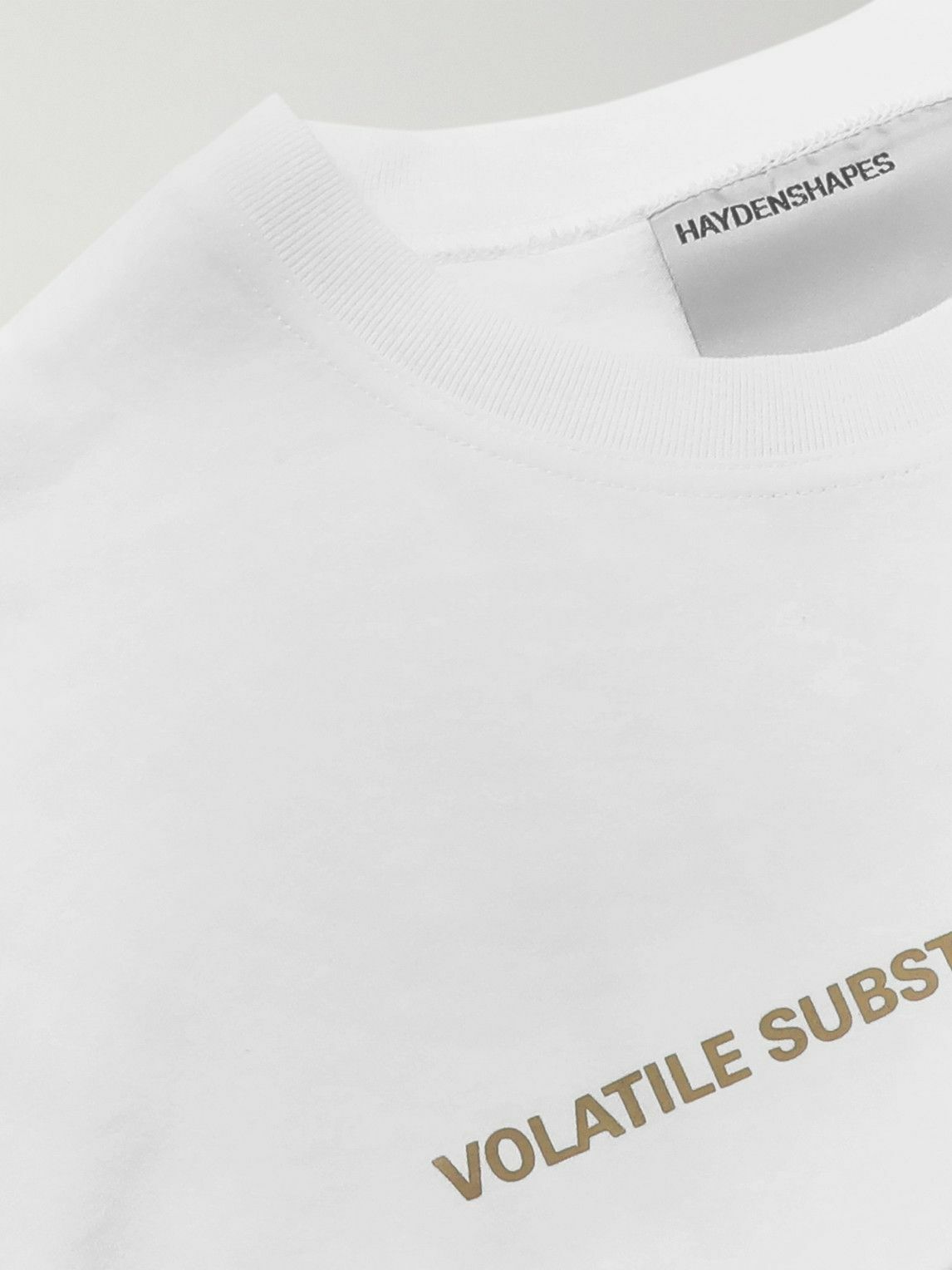 HAYDENSHAPES - Shapers Logo-Print Cotton-Jersey T-Shirt - White ...