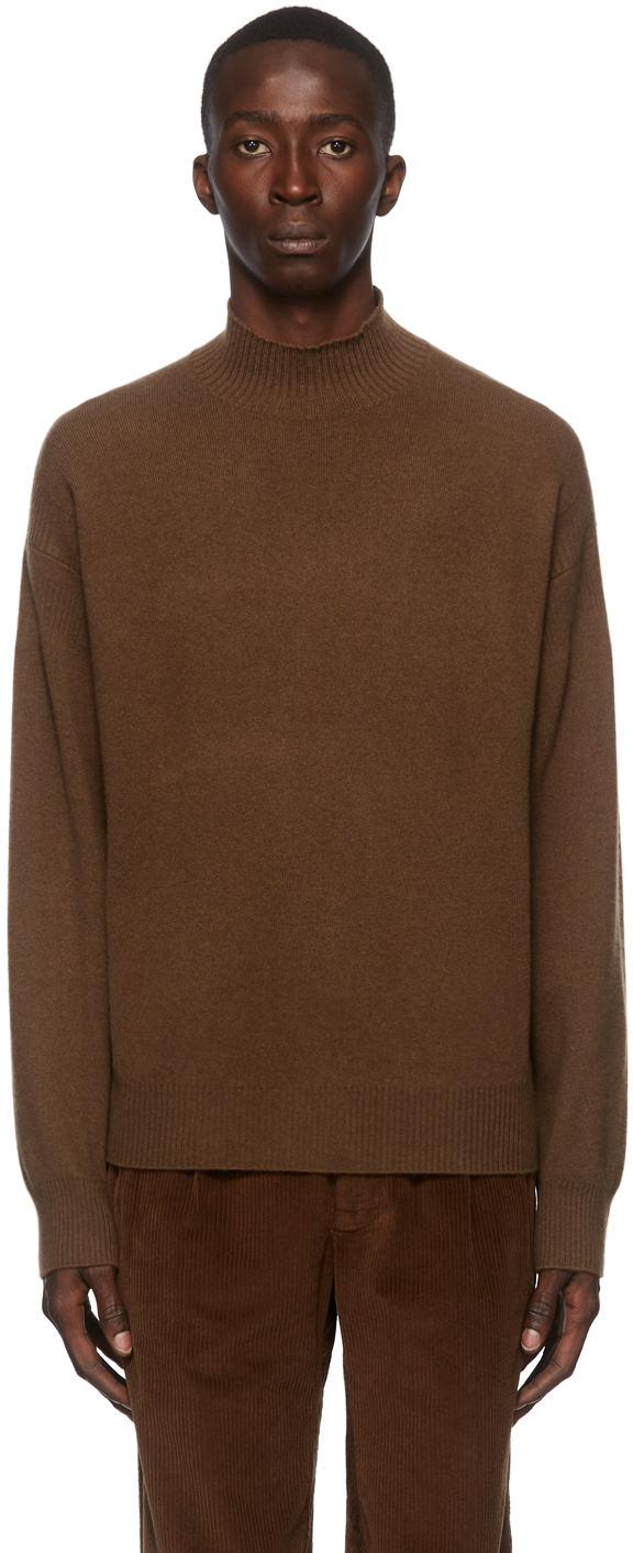 Z Zegna Wool Knit Mock Neck Sweater Z Zegna