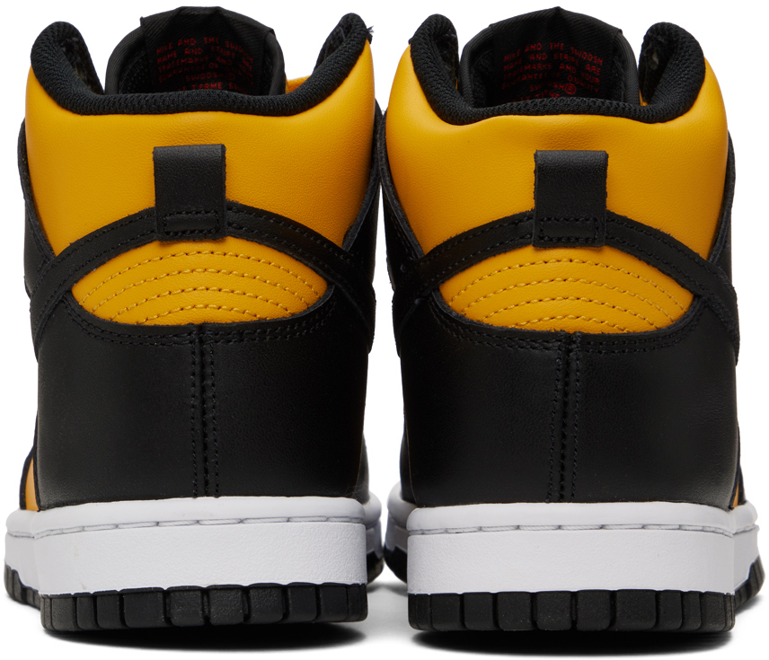 Nike Yellow & Black Dunk Retro Hi Sneakers Nike