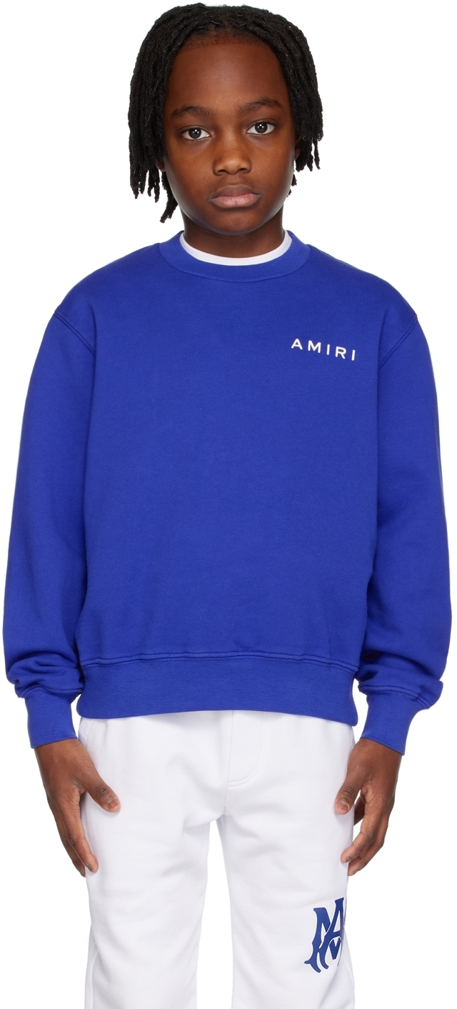 AMIRI Kids Blue Bones Graphic Sweater Amiri