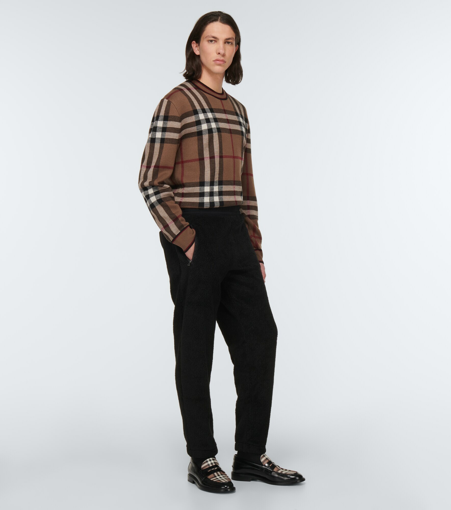 Burberry - Fleece sweatpants Burberry