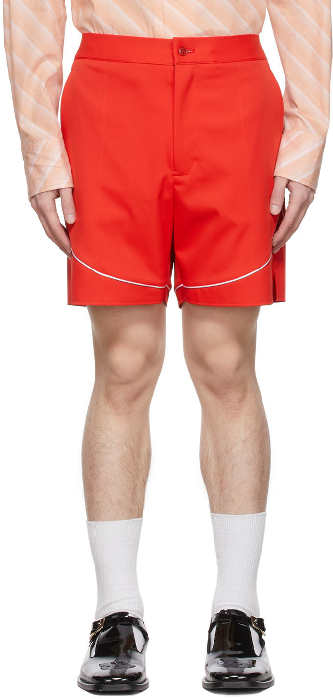 Commission Ssense Exclusive Red Shorts Commission