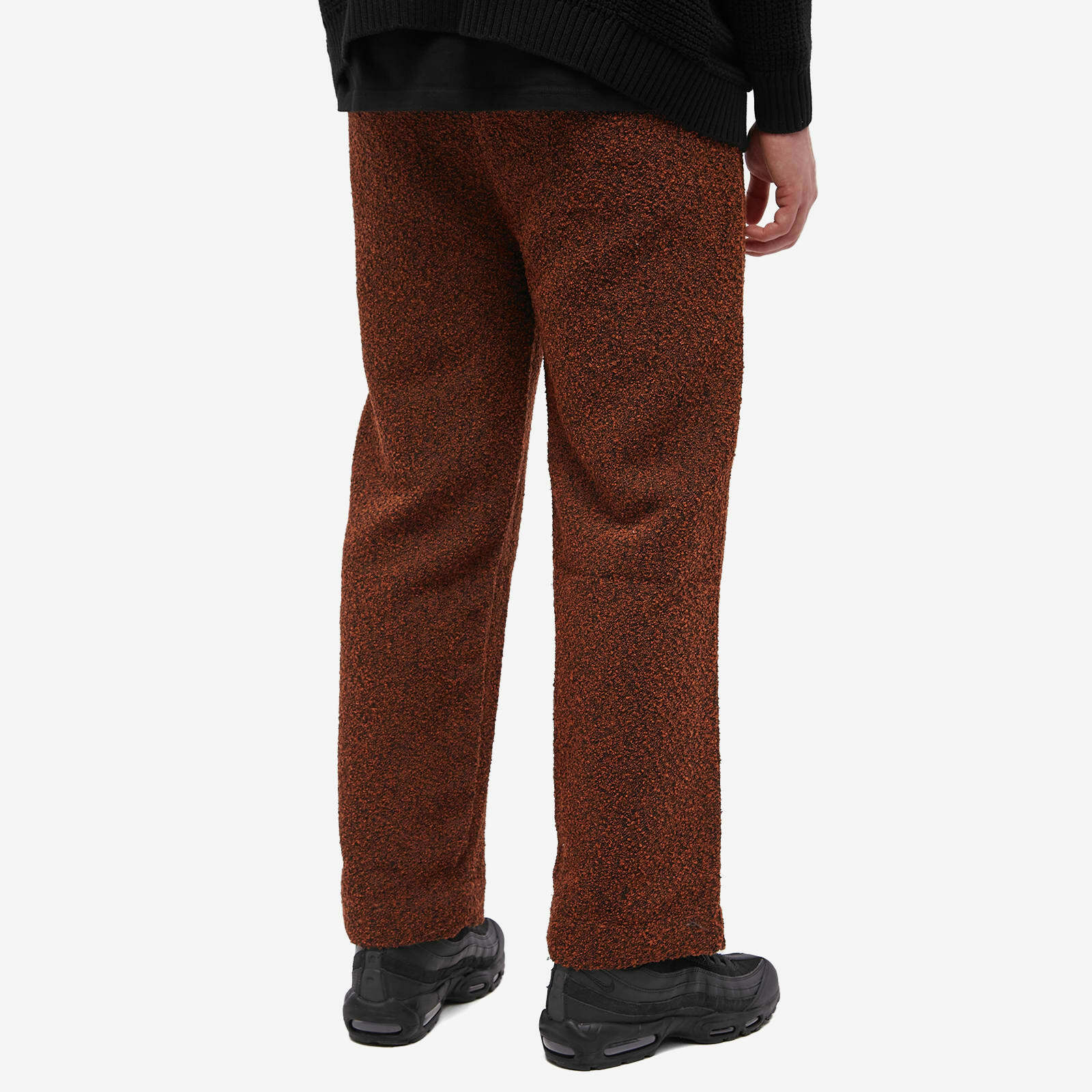 Jungles Jungles Men's Static Pleated Boucle Pant in Brown Jungles Jungles